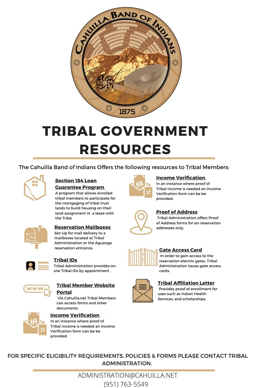 Tribal Administration – Cahuilla Band of Indians | Tribal Sovereign Nation